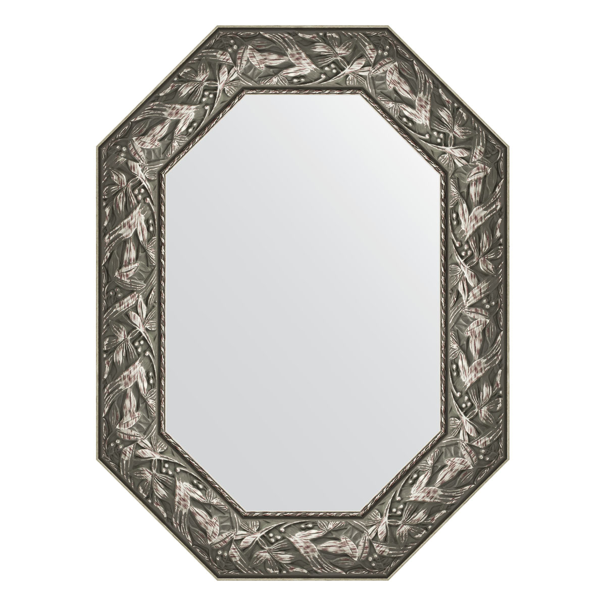 Зеркало в раме 58x78см Evoform BY 7225 византия серебро