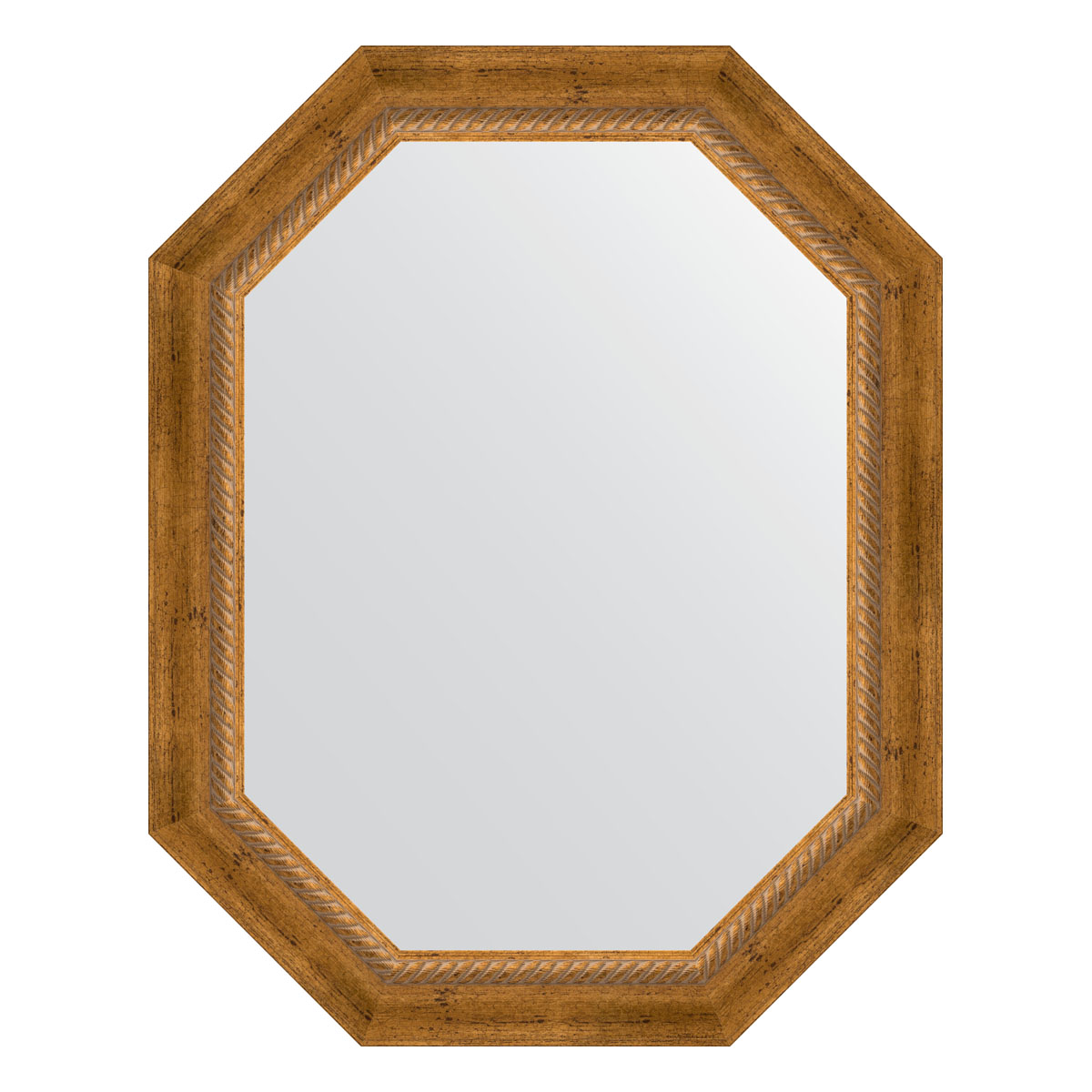 Зеркало в раме 58x73см Evoform BY 7114 состаренная бронза с плетением