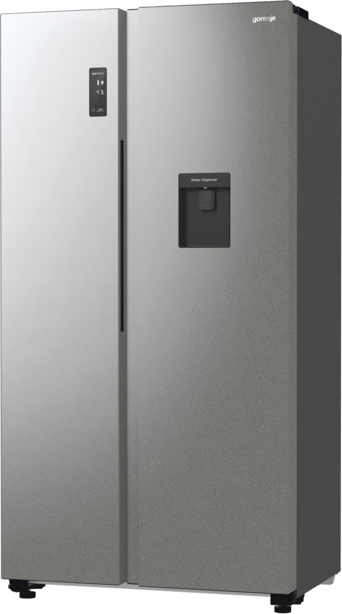 Холодильник Gorenje NRR9185EAXLWD серебристый