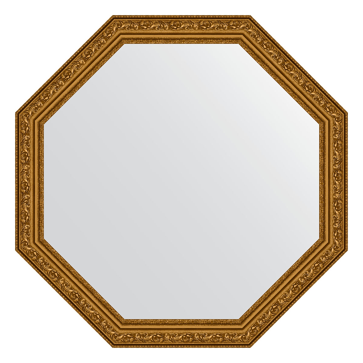 Зеркало в раме 65x65см Evoform BY 3966 виньетка состаренное золото
