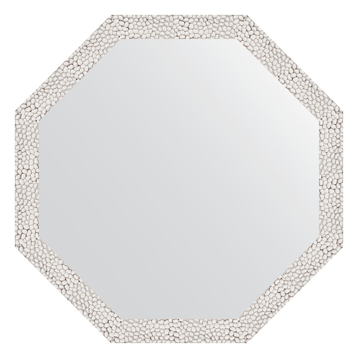 Зеркало в раме 63x63см Evoform BY 3956 чеканка белая