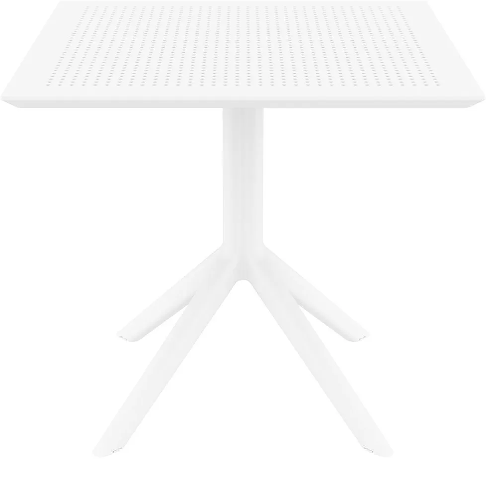 Стол кухонный Siesta Sky Table, 80х80х74 см, Белый
