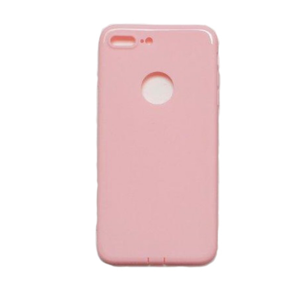 Чехол для iPhone 7 plus TPU розовый