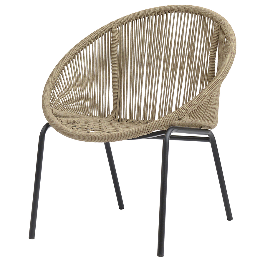 Кресло интерьерное плетеное Bergenson Bjorn Marianne коричневое