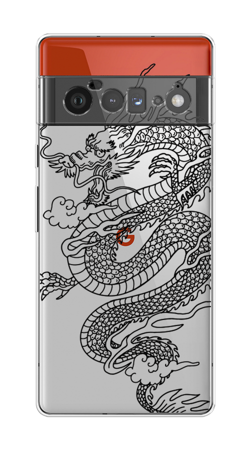 Чехол на Google Pixel 6 Pro "Большой китайский дракон"