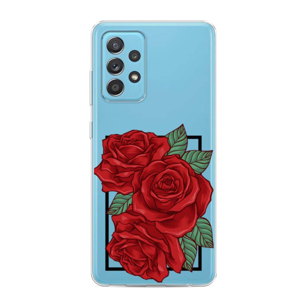 Чехол на Samsung Galaxy A52/A52s "Три алые розы"