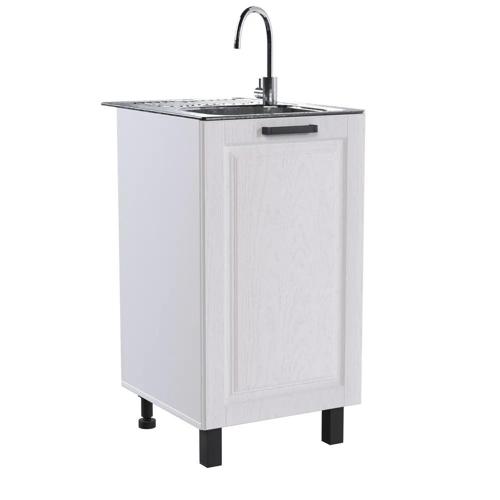 Напольный кухонный шкаф под мойку PDM Палермо РСМ-50 500*440*830мм Шато Белый