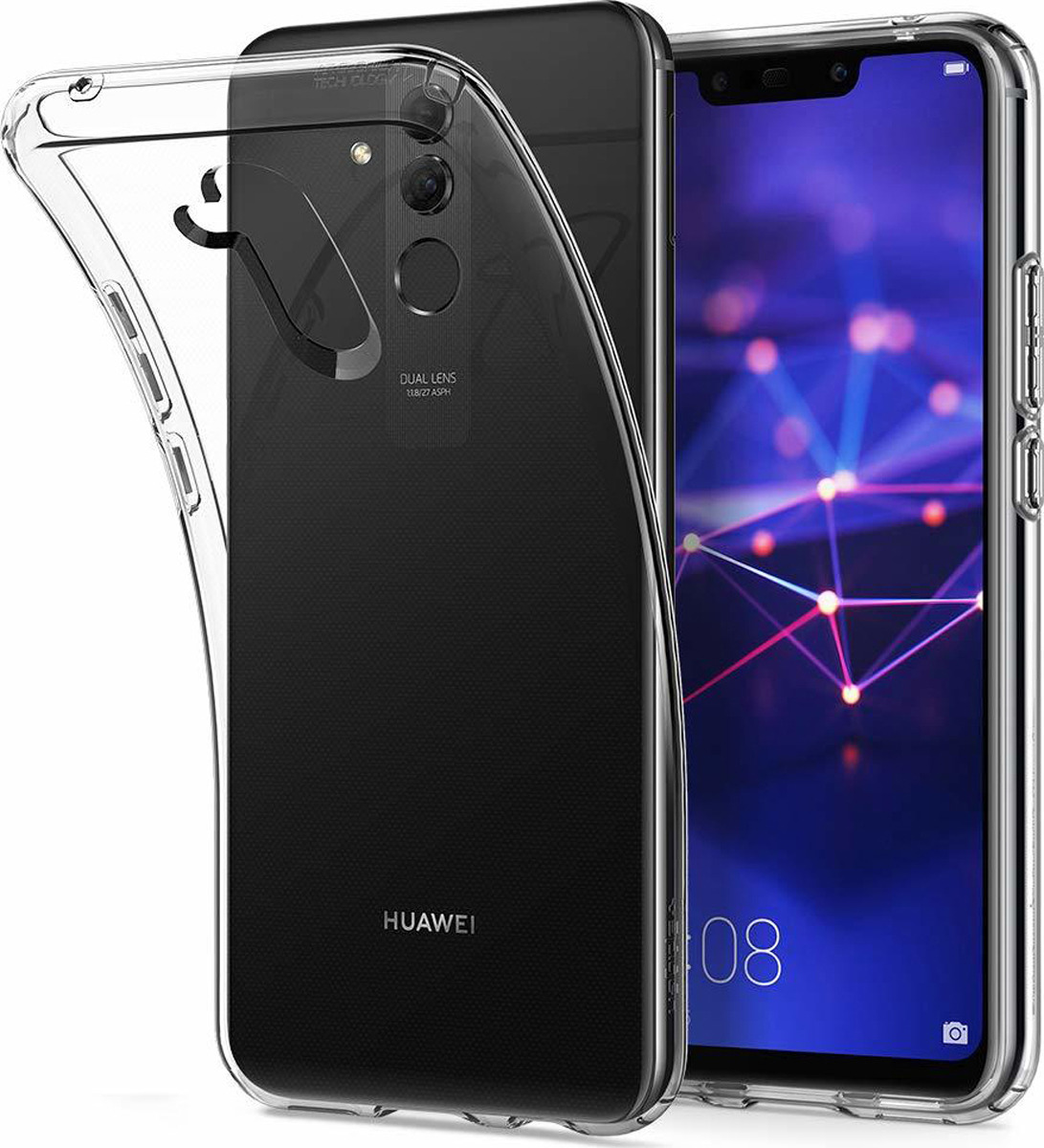 Прозрачный TPU чехол Epik Clear Case 2мм для Huawei Mate 20 lite