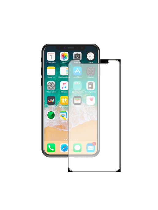 Защитное стекло 3D для Apple IPhone X Black
