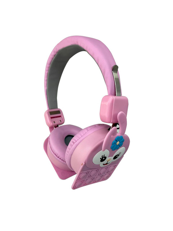 Детские беспроводные наушники Жми сюда Bluetooth 807 Pink (14524477)