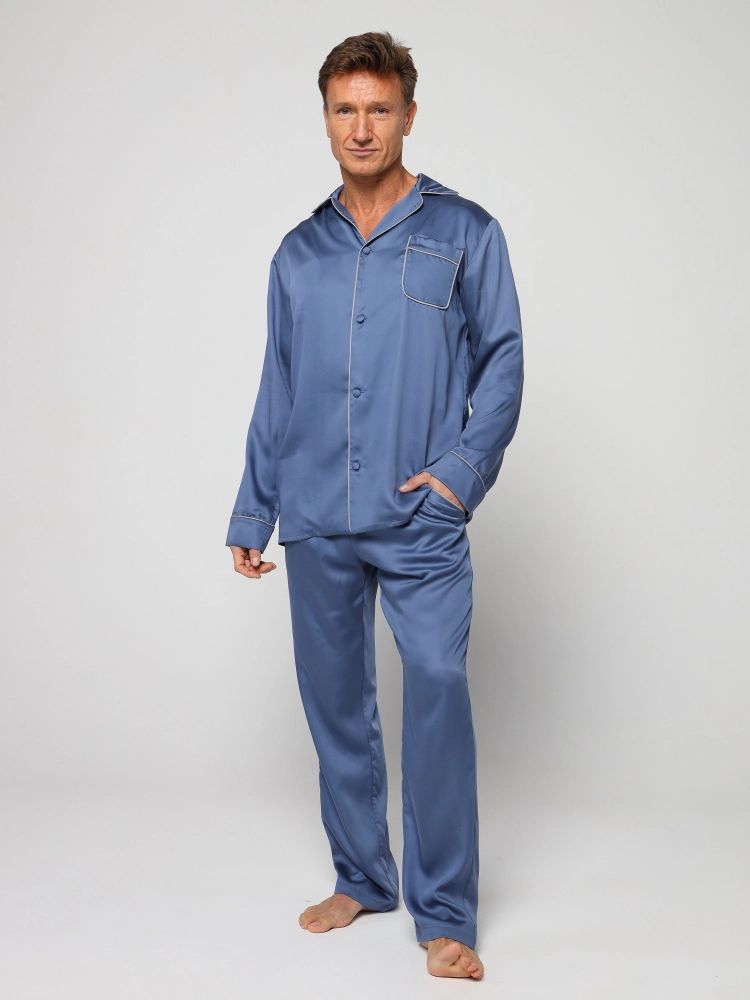Пижама мужская Малиновые Сны APOLLON голубая 48 RU