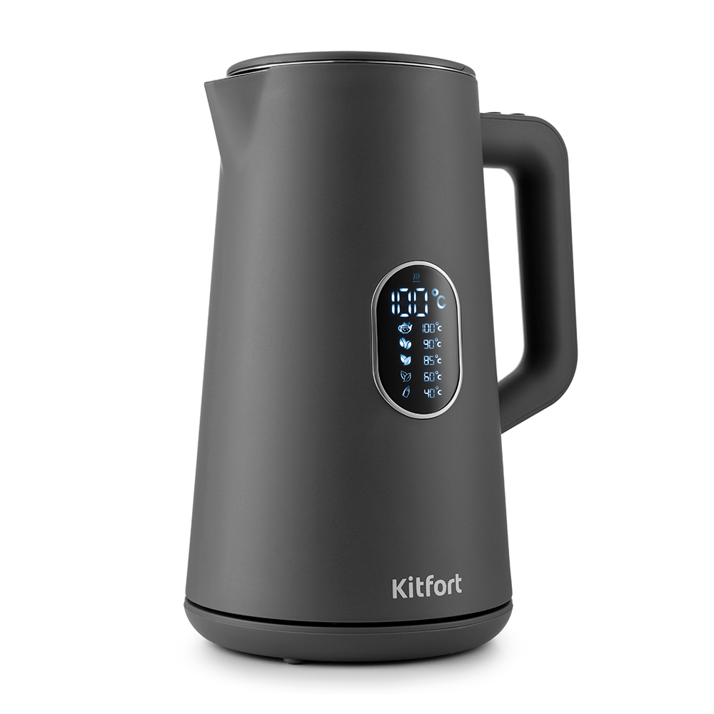 Чайник электрический Kitfort KT-6115-2 1.5 л Gray