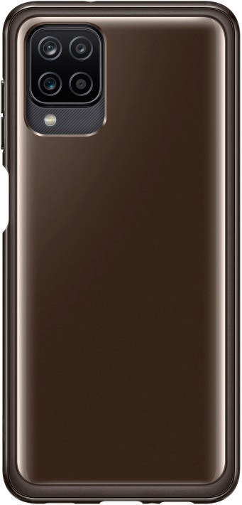 Чехол Samsung Soft Clear Cover для Galaxy A12 Black (EF-QA125TBEGRU)