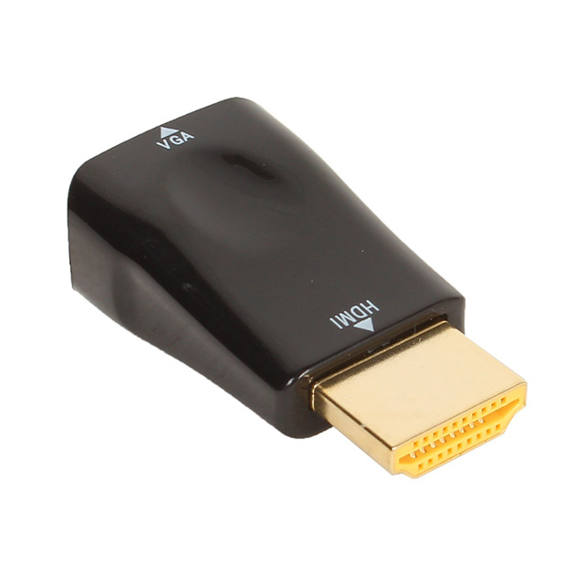 Переходник Orient HDMI-VGA, M-F Black (C116)