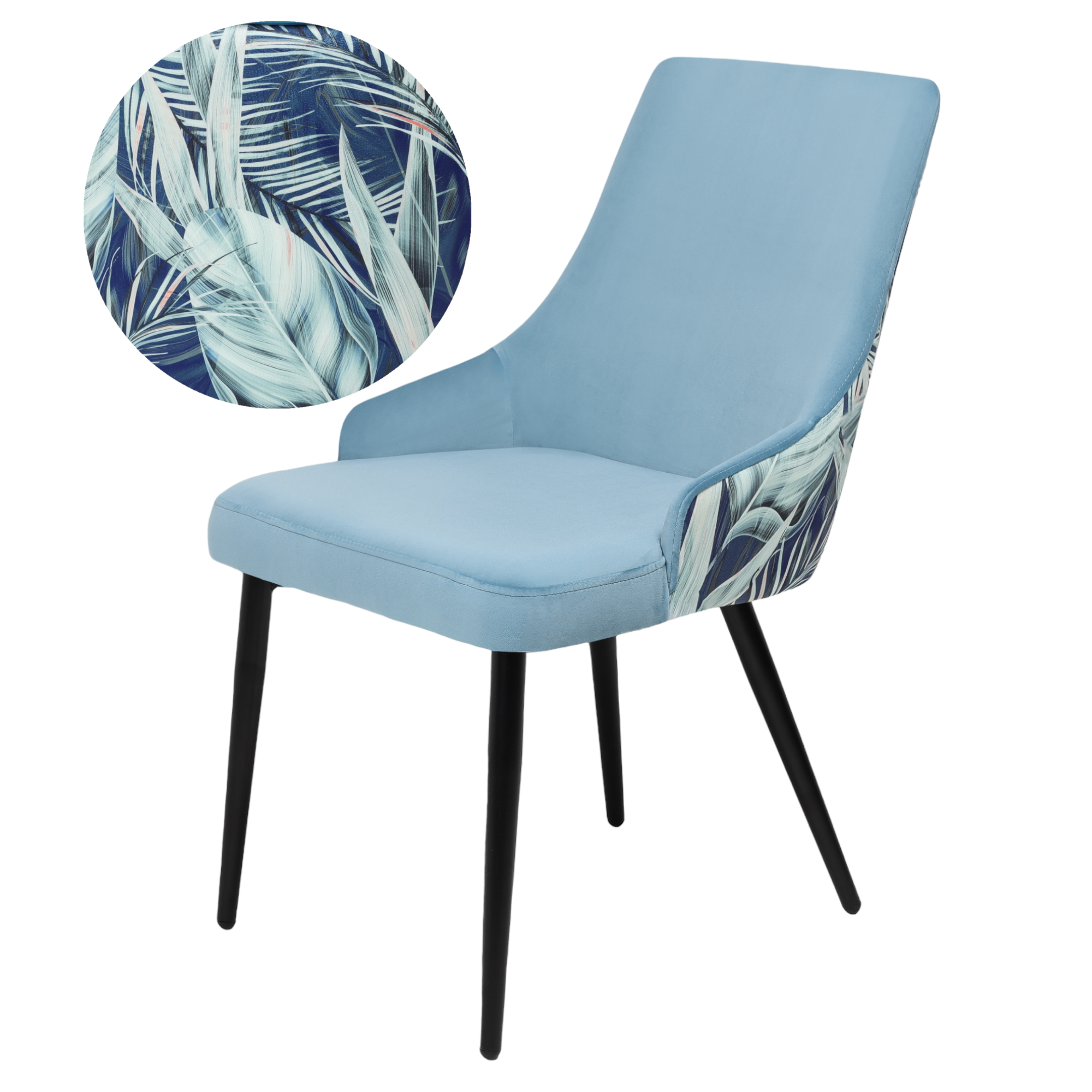 Стул для кухни Chic Chairs Exotic голубой