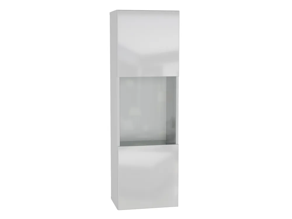 Шкаф навесной НК-Мебель POINT 22 Белый глянец 40х126х29