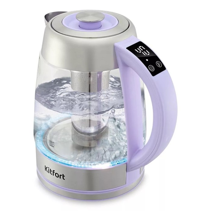 Чайник электрический Kitfort KT-6624 1.7 л фиолетовый