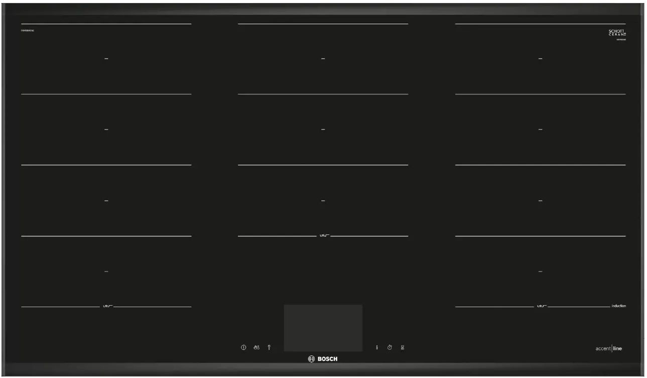 Встраиваемая варочная панель индукционная Bosch PXX995KX5E черный
