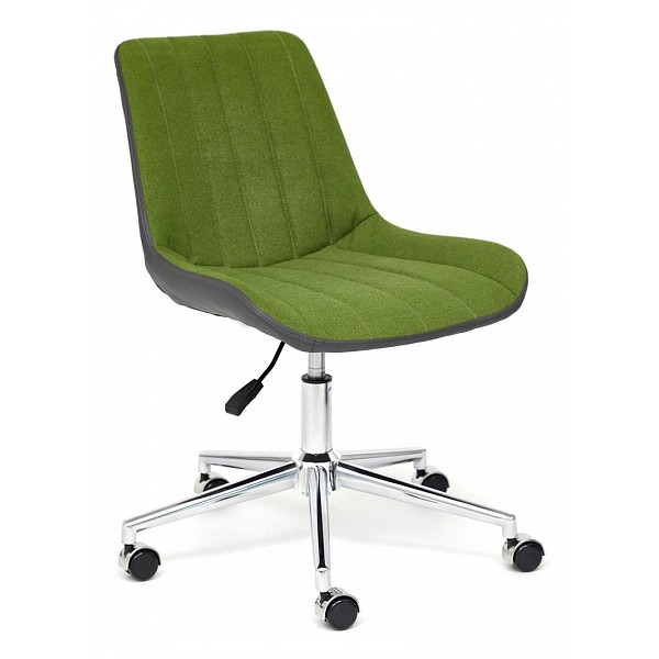 Кресло компьютерное офисное на колесиках подростковое Tetchair STYLE зеленый