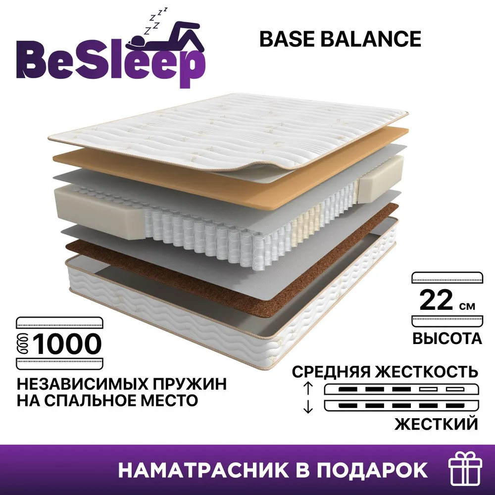 Матрас BeSleep Base Balance 80х200