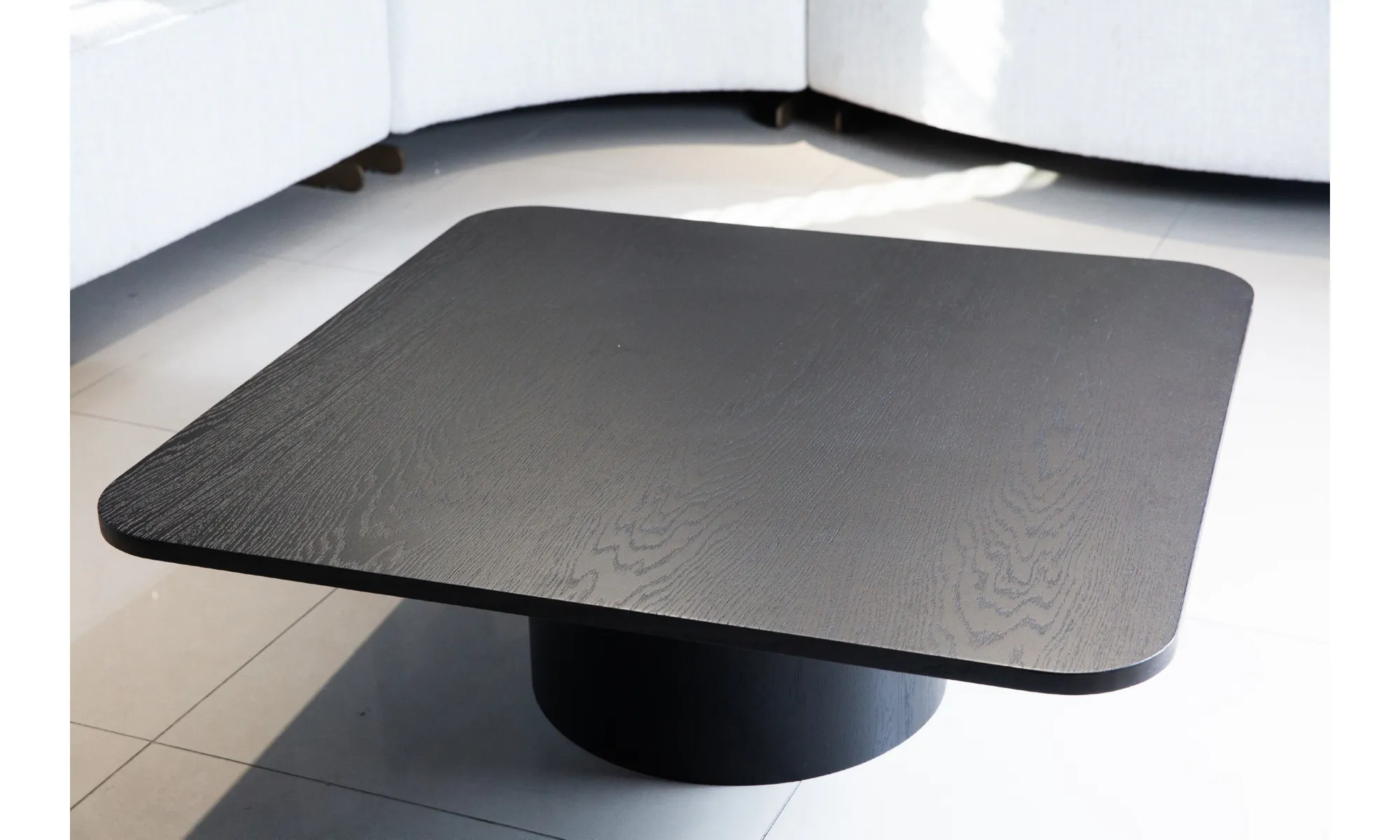 Кофейный столик Orix Grande, черный, 90х90х32
