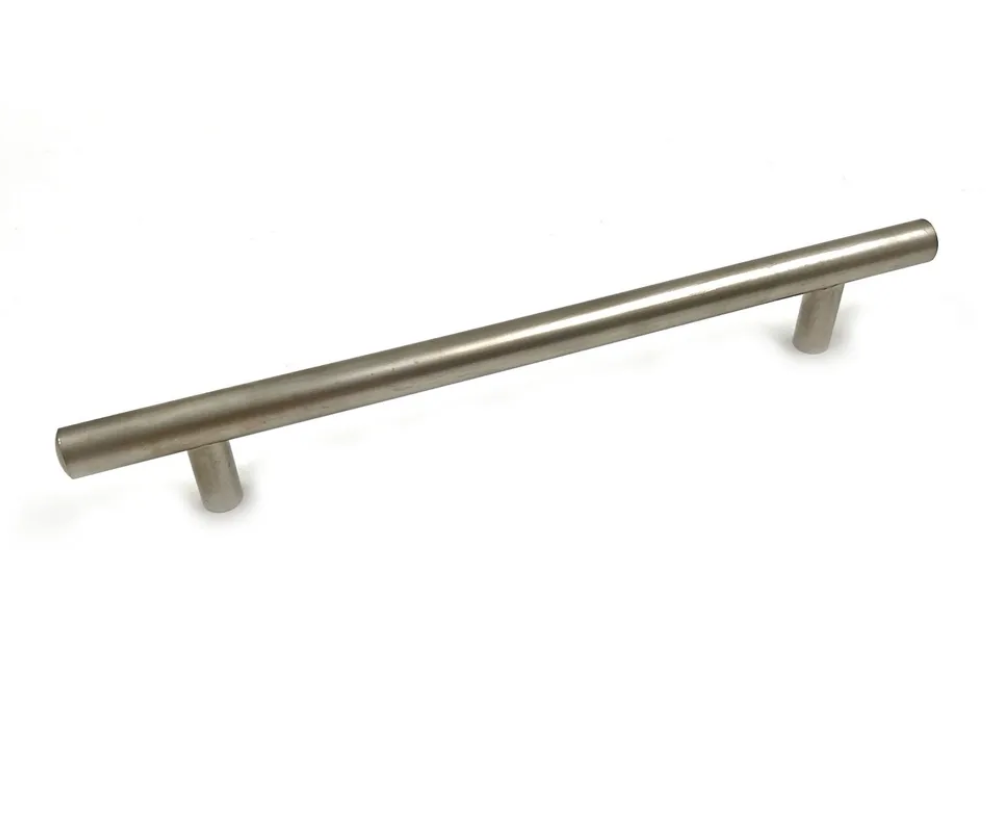 Мебельная ручка-рейлинг 160/220, металл, сатин SN, 2 шт.