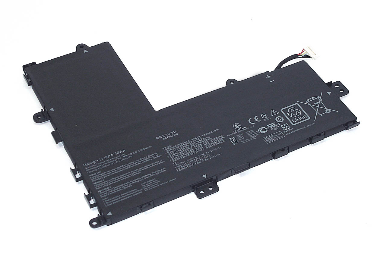 Аккумулятор для ноутбука Asus TP201SA B31N1536 11.4V 48Wh Black