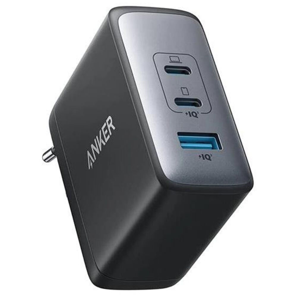 Сетевое зарядное устройство Anker 1xUSB, 2xUSB Type-C 4.5 А черный