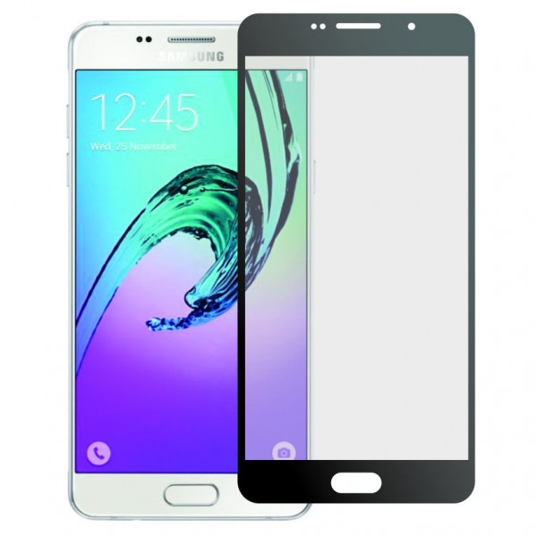 Защитное стекло 5D Full Cover для Samsung A710F Galaxy A7 (2016) (Черный)