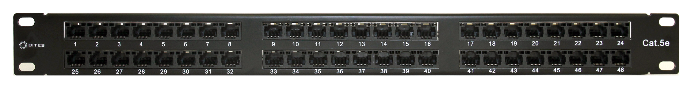 Патч-панель 5bites 48 портов 1U 19" (LY-PP5-75)