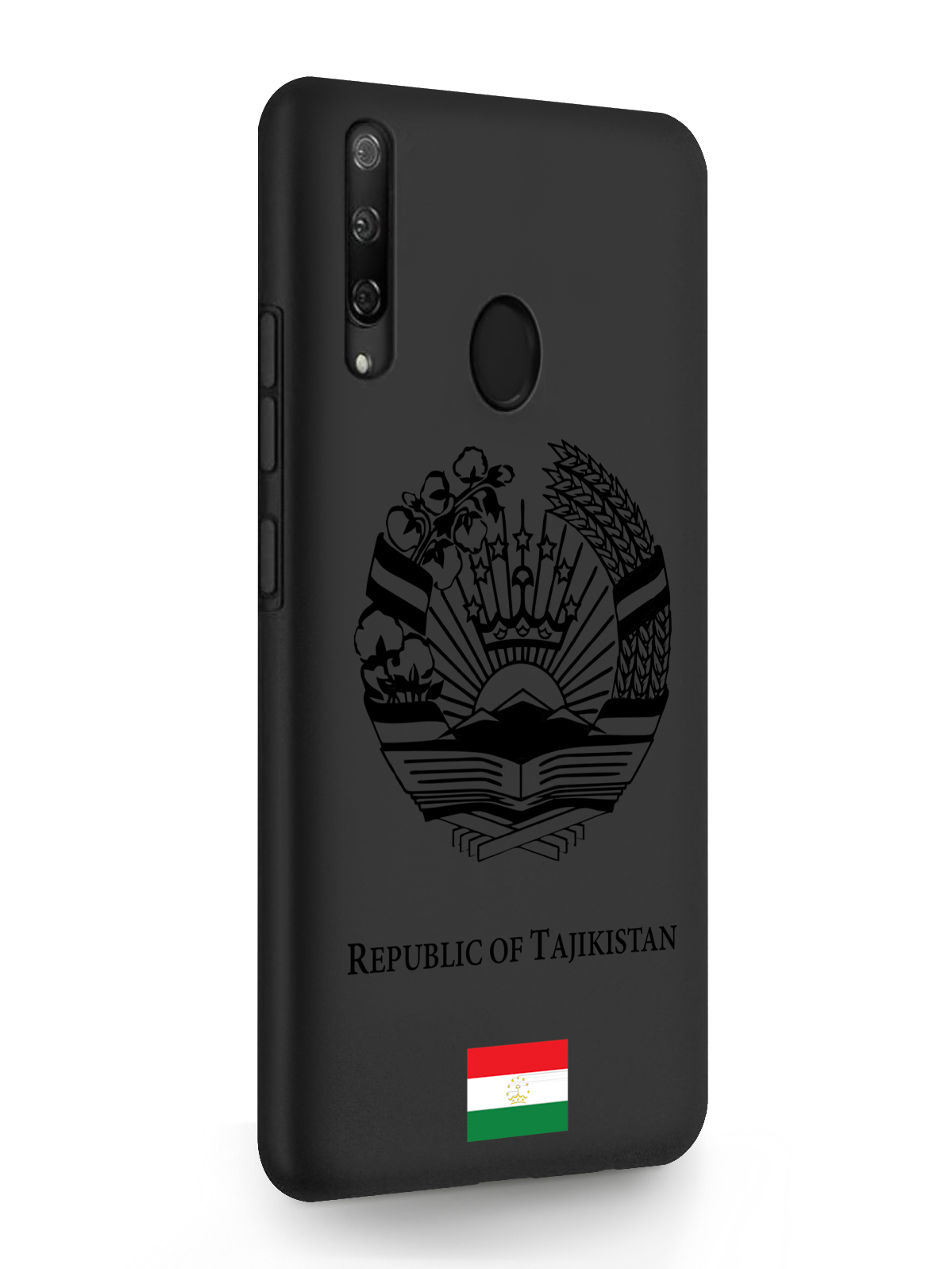 Чехол SignumCase Huawei P Smart Z Черный лаковый Герб Таджикистана черный