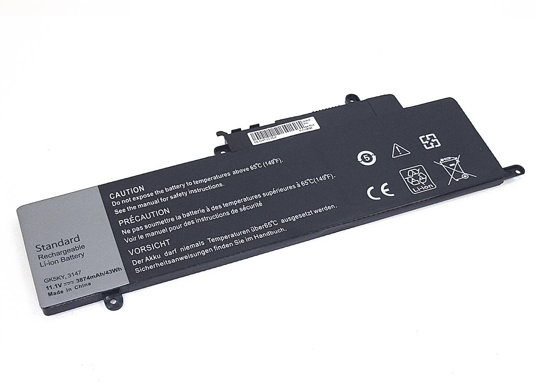 Аккумулятор для ноутбука Dell 3147 11.1V 43Wh Black OEM