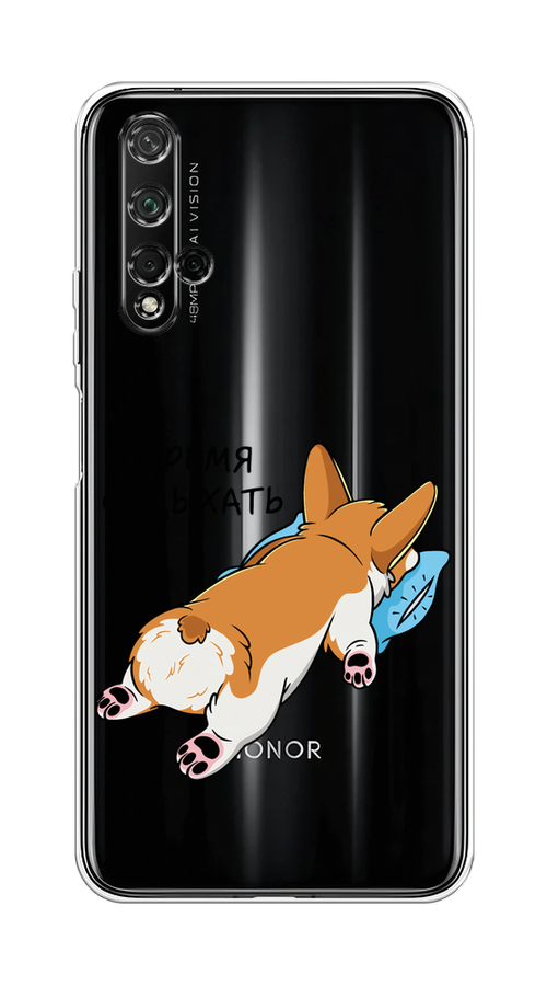Чехол на Honor 20/Huawei Nova 5T "Корги отдыхает"