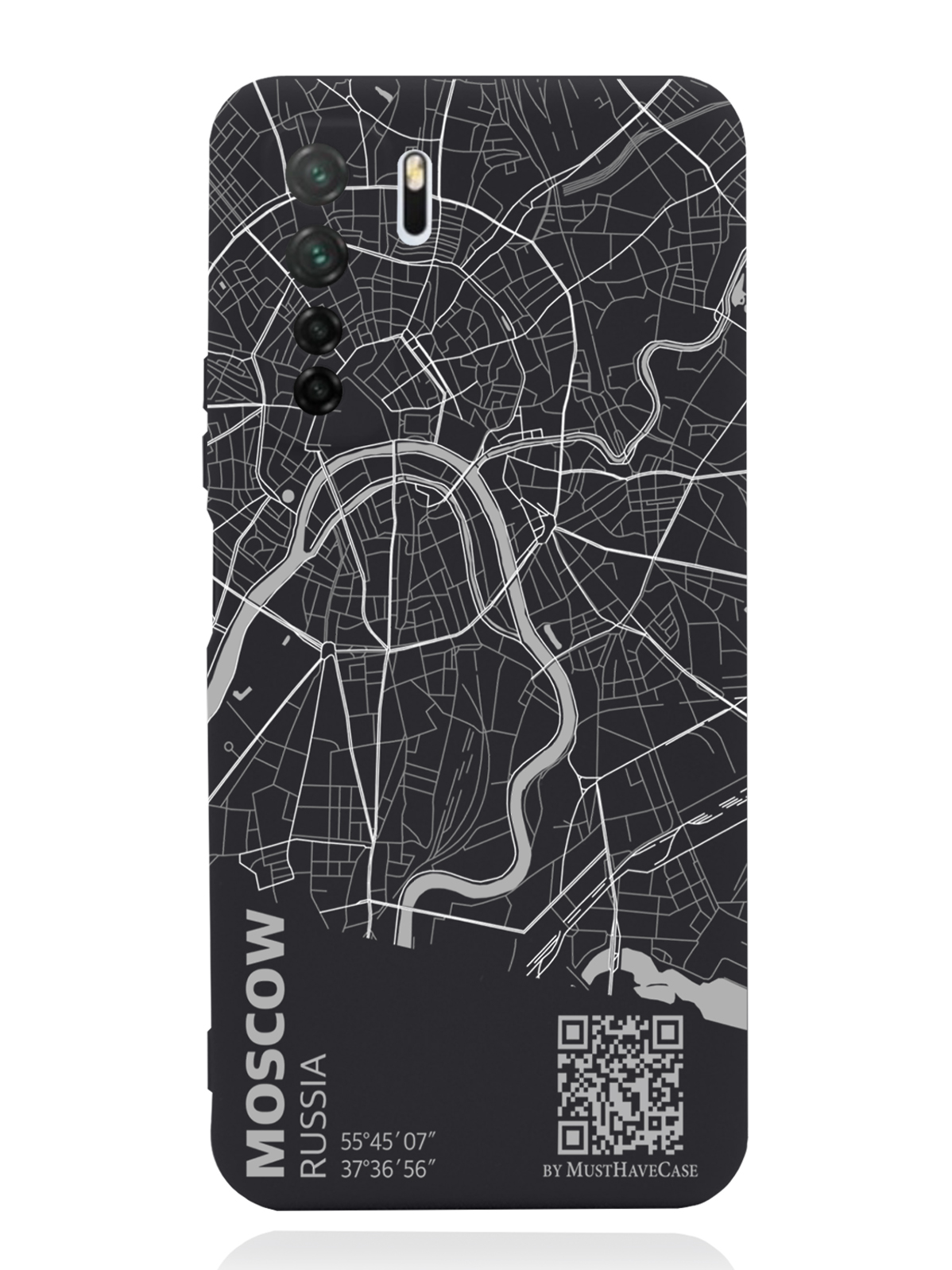 Чехол MustHaveCase Huawei P40 Lite Карта Москвы