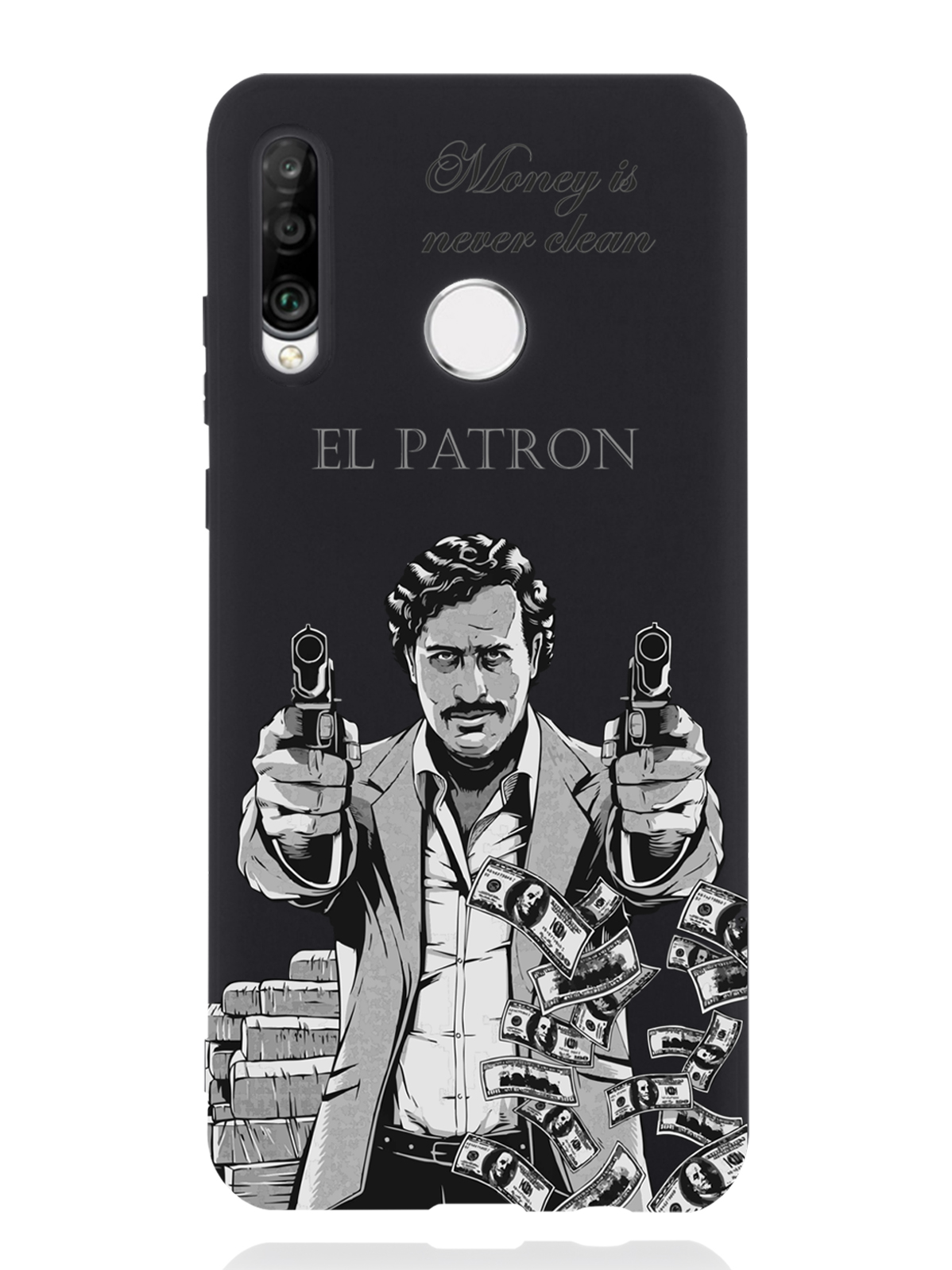 Чехол MustHaveCase Huawei P30 Lite El Patron Pablo Escobar Пабло Эскобар