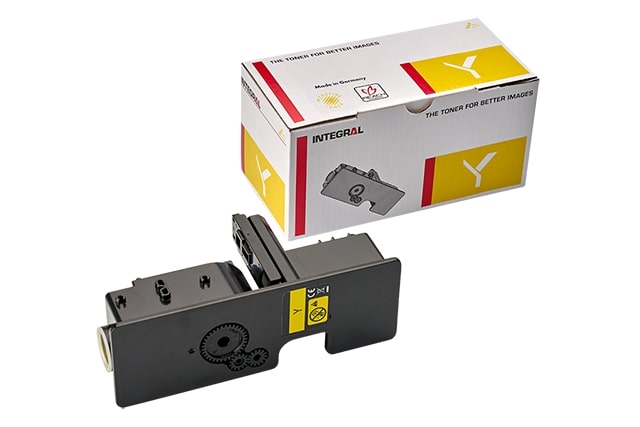 Картридж для лазерного принтера Integral INT-TK-5240Y 12100319 Yellow, совместимый