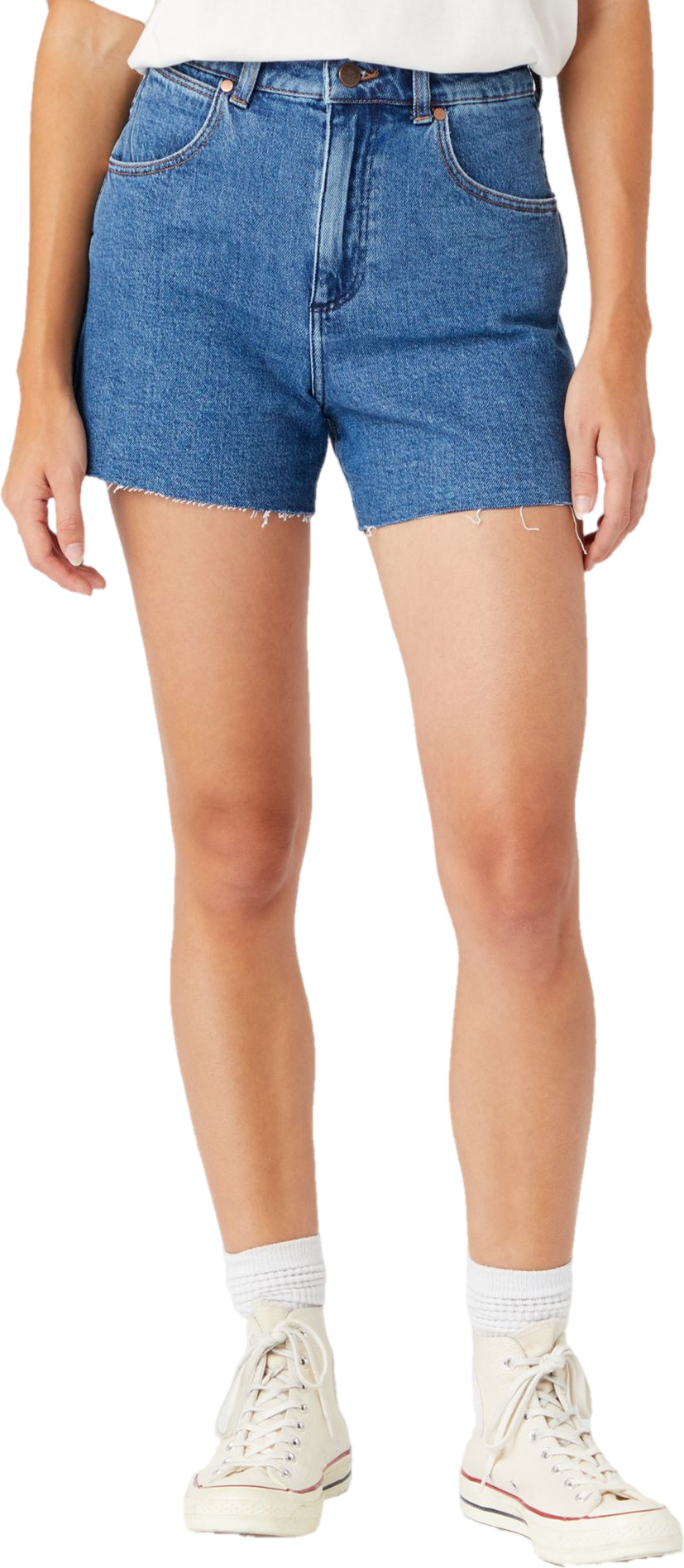 Джинсовые шорты женские Wrangler Women A-Line Short синие 40