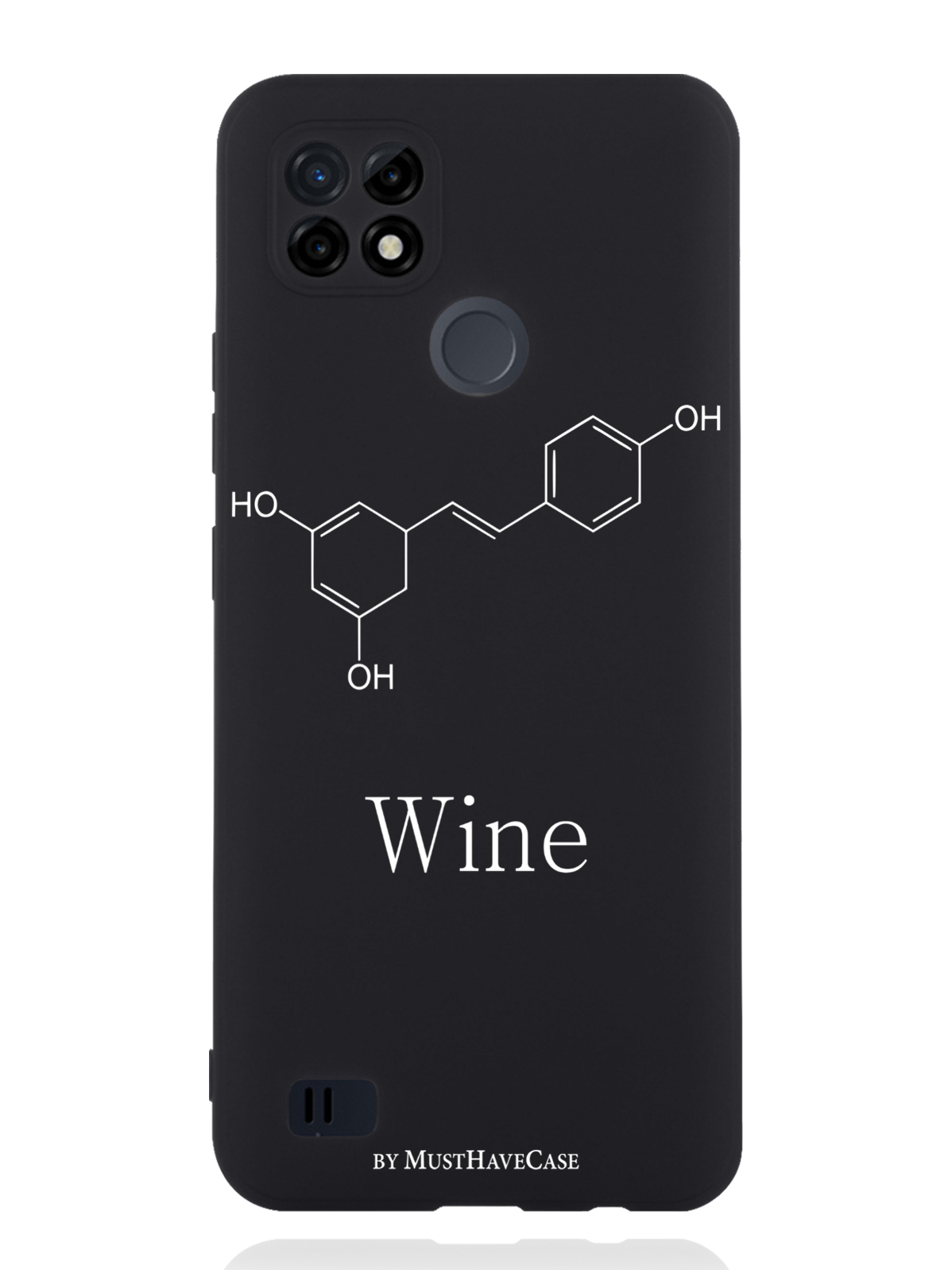 Чехол MustHaveCase RealMe C21 Молекула вина