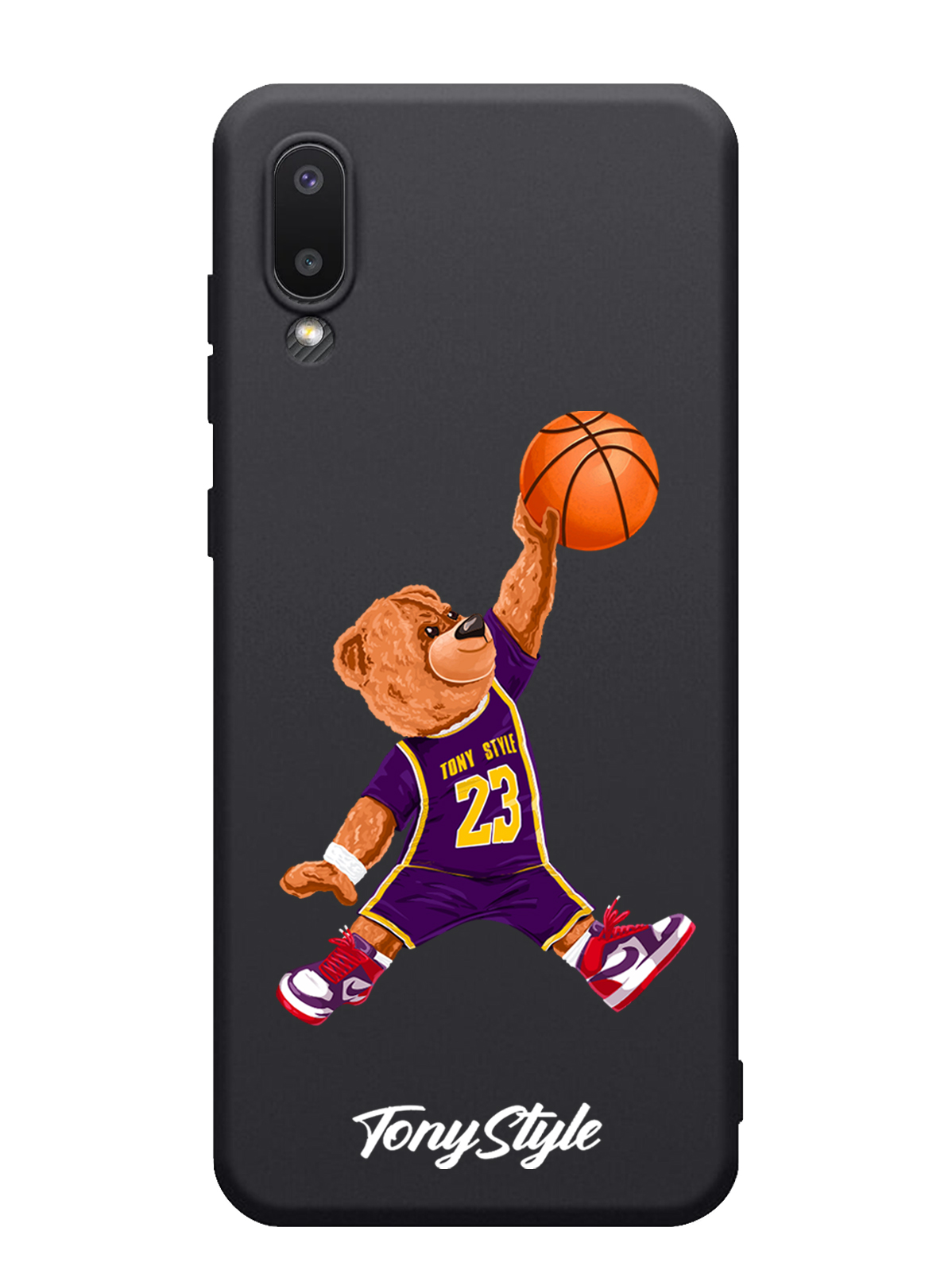 Чехол Tony Style Samsung Galaxy A02 Tony Style баскетболист с мячом