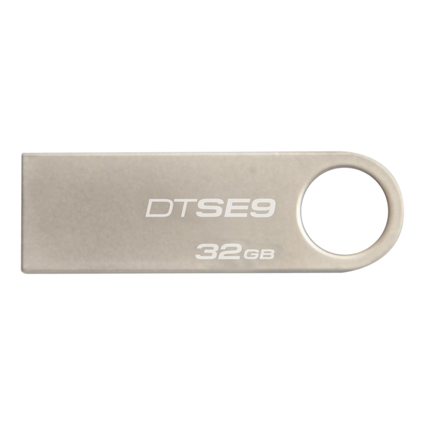 Флешка Kingston DataTraveler SE9 32ГБ Silver (DTSE9H/32GB-3P)