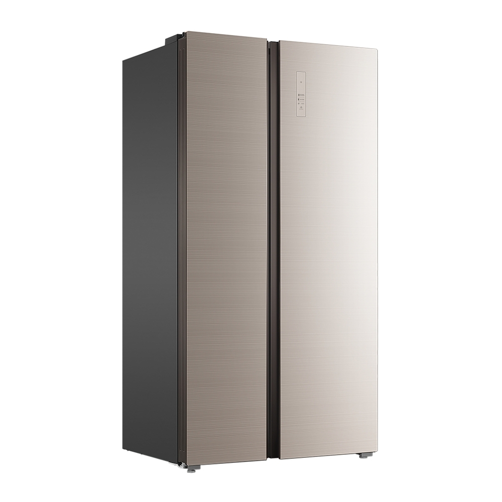 Холодильник Korting KNFS 91817 GB бежевый, золотистый