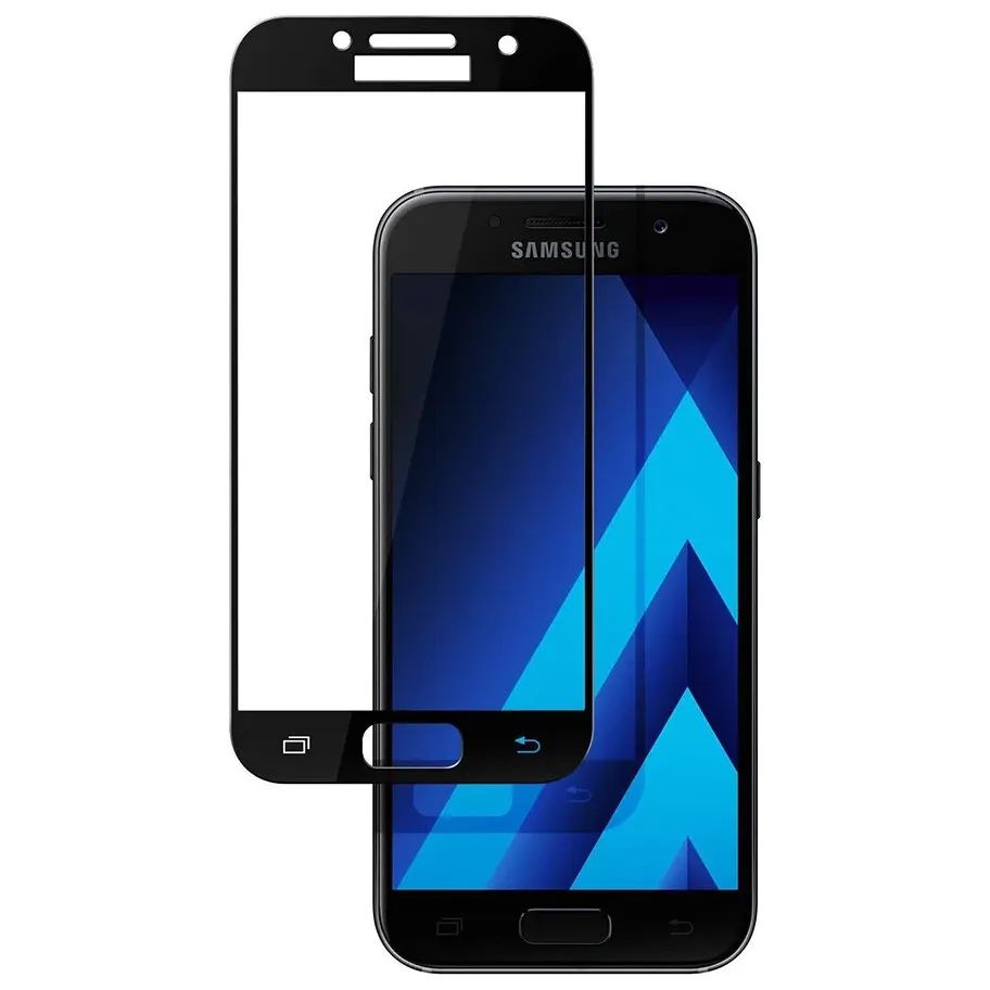 Защитное стекло для Samsung A3 2017 H9 Edge To Edge, черный