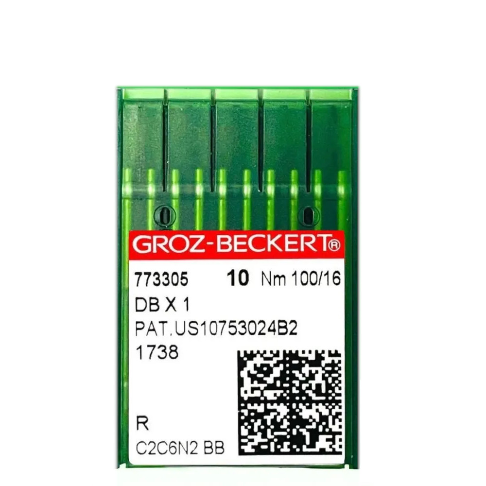 Игла DBx1 №100 для промышленной швейной машины Groz-Beckert 100