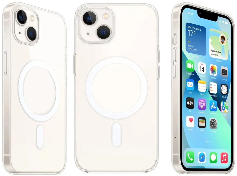 Чехол Clear Case MagSafe для iPhone 14