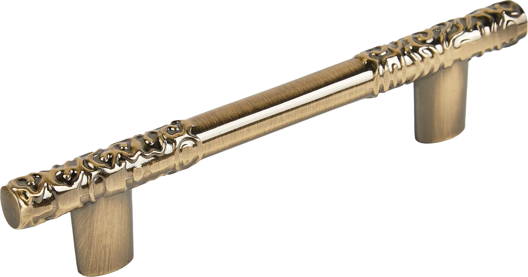 Ручка-рейлинг мебельная 8105 96 мм, цвет античная бронза
