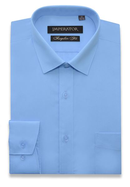 Рубашка мужская Imperator Bell Blue-П голубая 39/164-172