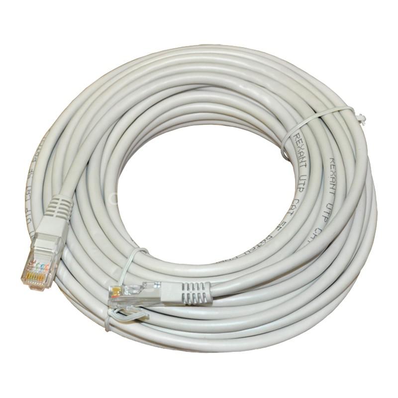 Сетевой кабель Rexant UTP cat.5e 15m Grey 18-1010