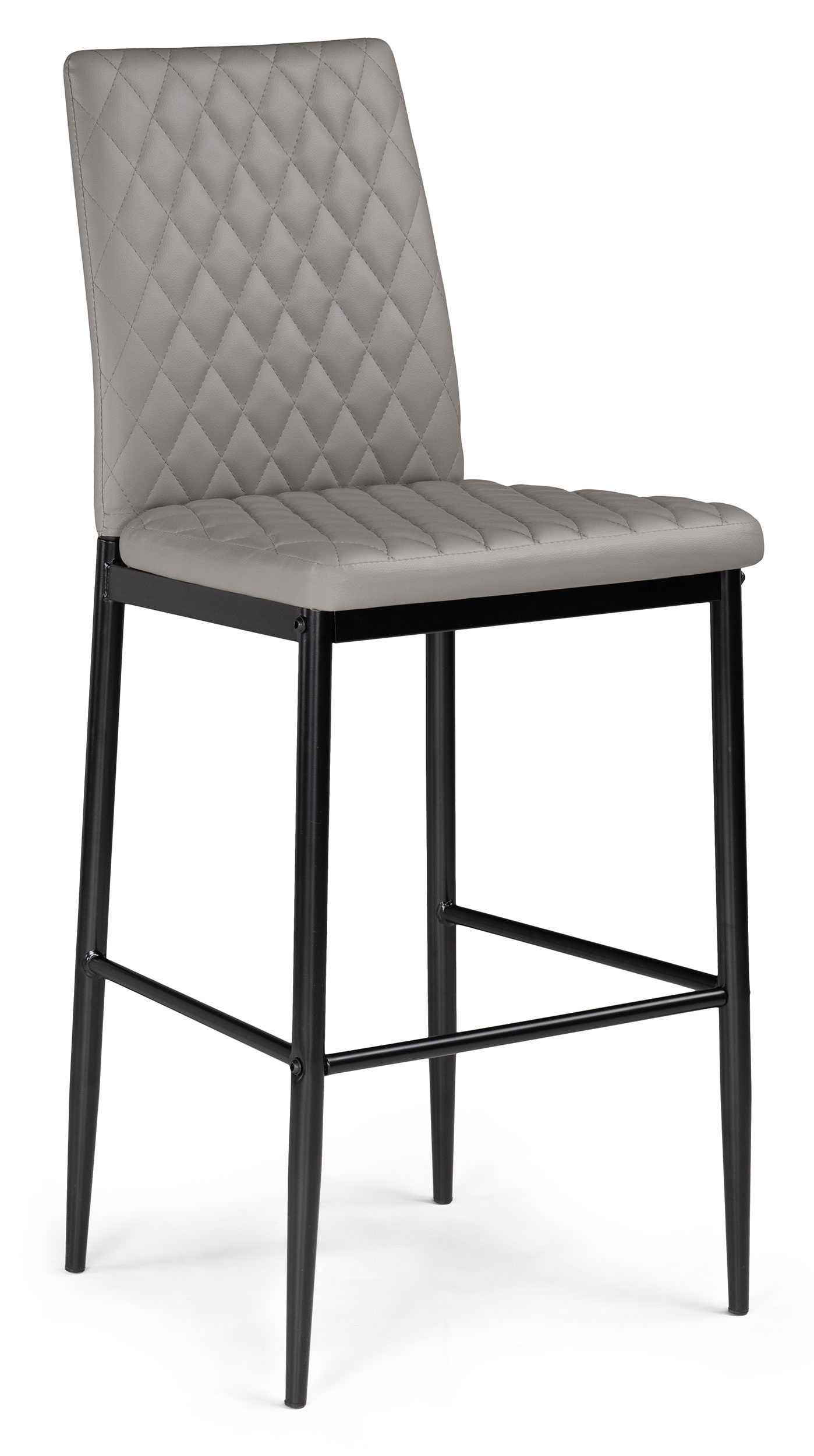 Барный стул Woodville Teon gray / chrome