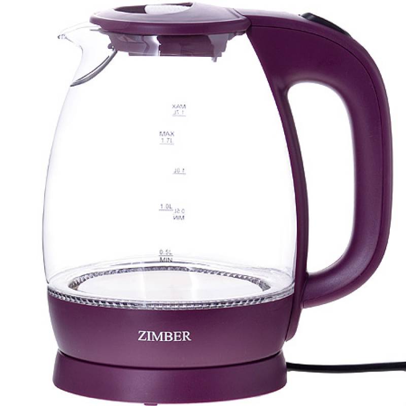 Чайник электрический Zimber KSMB-11176 1.7 л фиолетовый
