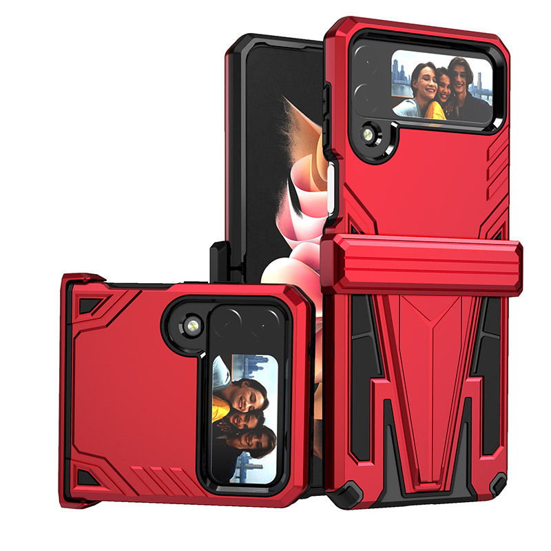 Чехол Black Panther Rack Case для Samsung Galaxy Z Flip 4, красный